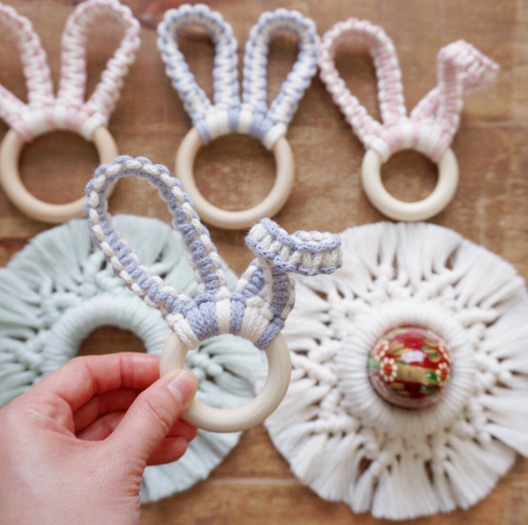 Macrame Bunny Ear Tutorial DIY – Loveless Knots