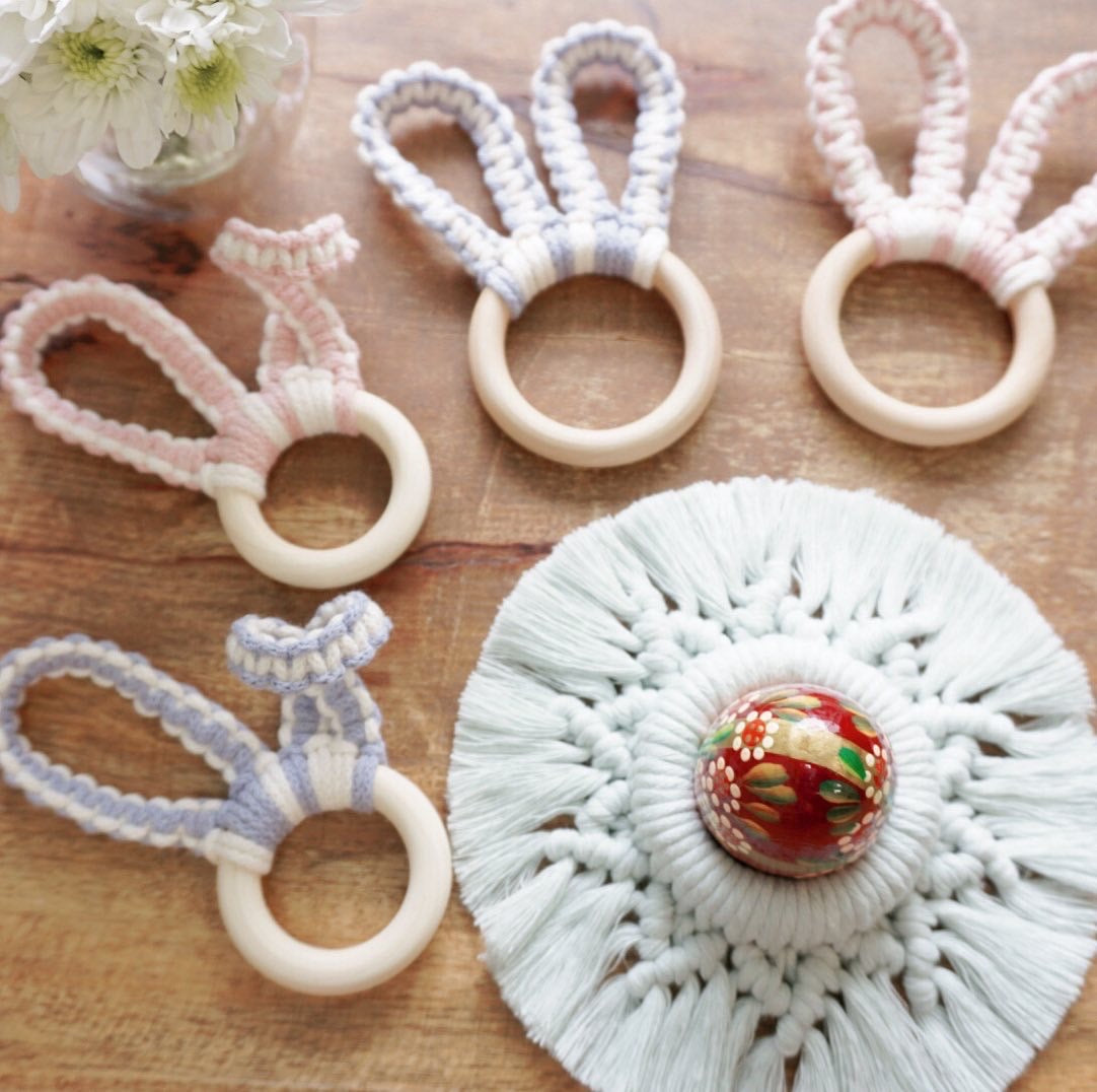 Macrame Bunny Ear Tutorial DIY – Loveless Knots
